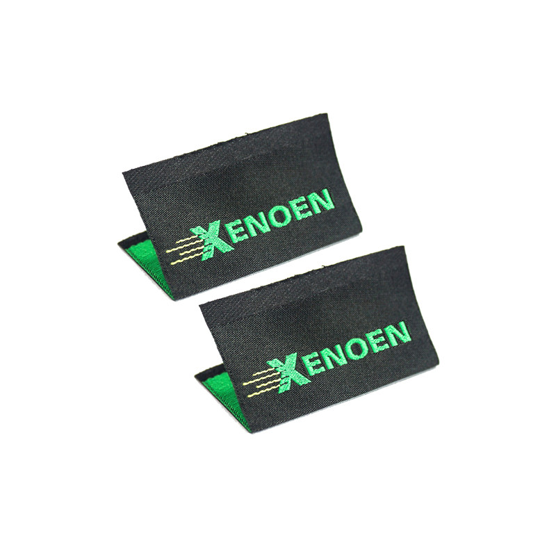 Buy Custom Name Logo 3d Silicone Printing Fluorscence Green Woven Label ...