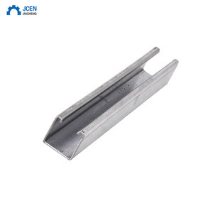 Buy Custom Pre-galvanized Steel Half Slot Strut Channel from Beijing ...
