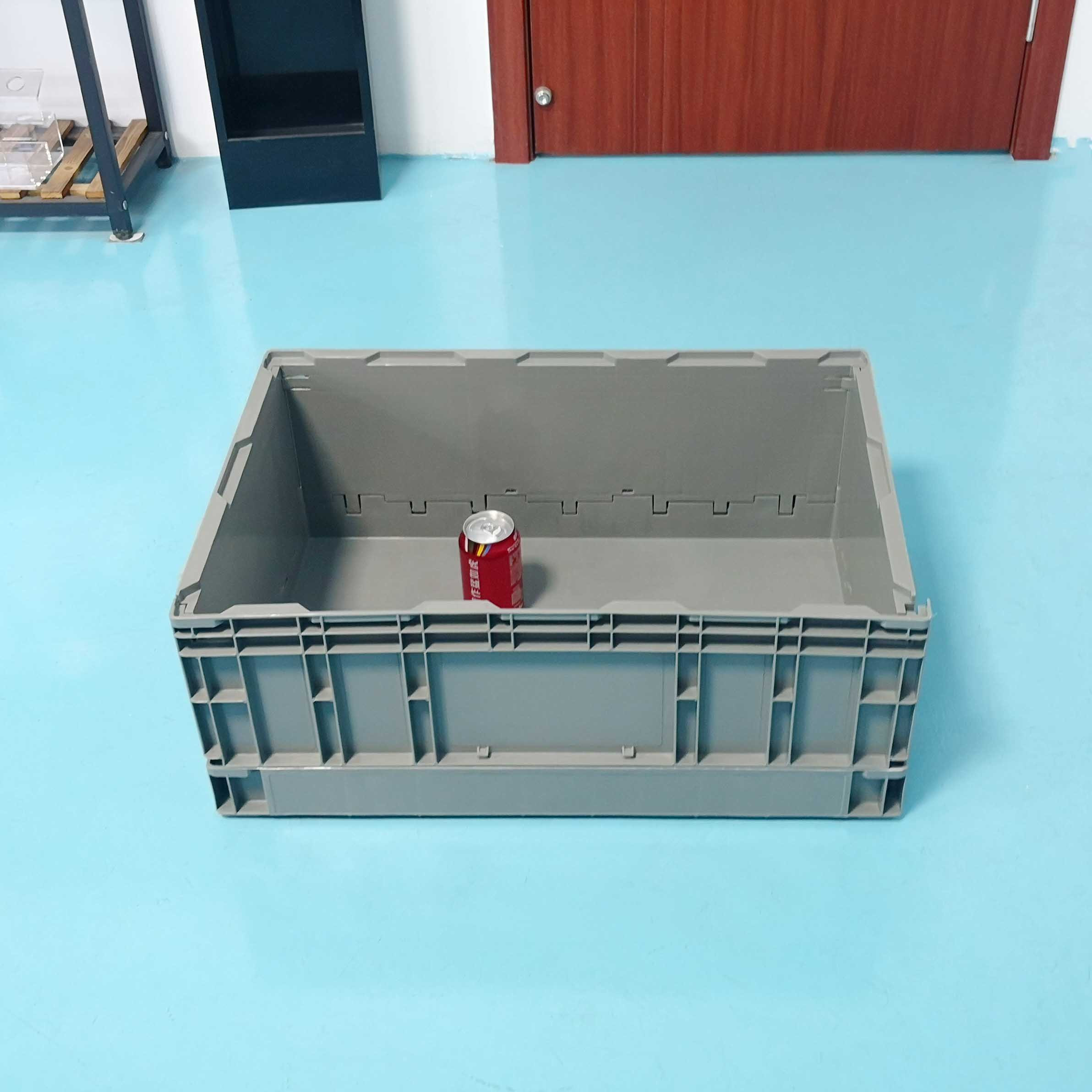 Buy Custom Size Plastics Storage Boxes Spacr-saving Assembled Grey ...