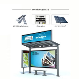 Buy Customizable Multi-purpose Bus Stop Shelters Bus Stop Outdoor ...