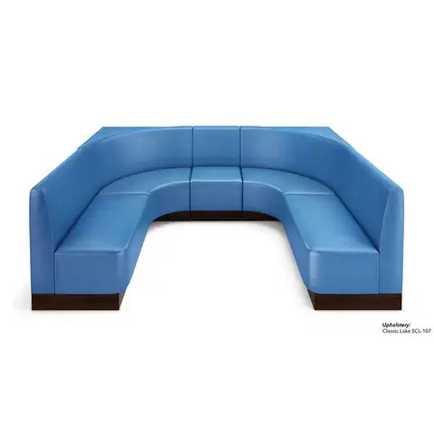 Buy Customizable Size Tufted Leather Restaurant Booth L U Shape Modern ...