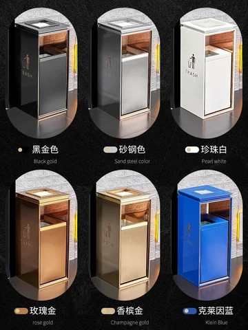 Buy Customized Stainless Steel Trash Cans For Hotels Shopping Centers ...