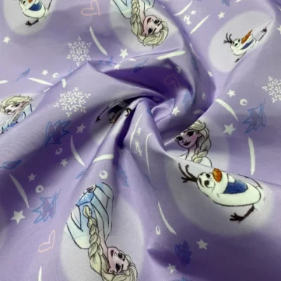 Buy Customized Weft Tpm Fake Memory Digital Print 75d*75d Fabric Disney ...