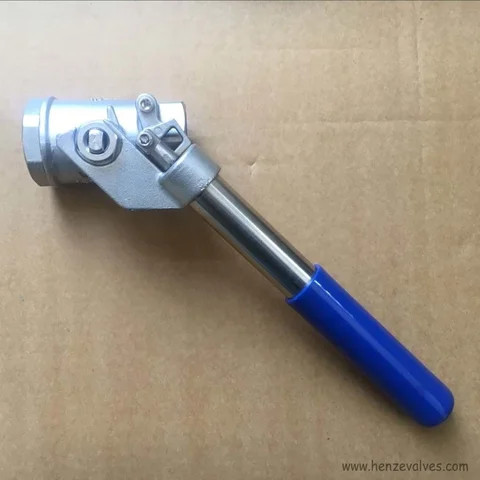 Buy Deadman Ball Valve&spring Return Handle Ball Valves&self Closing ...