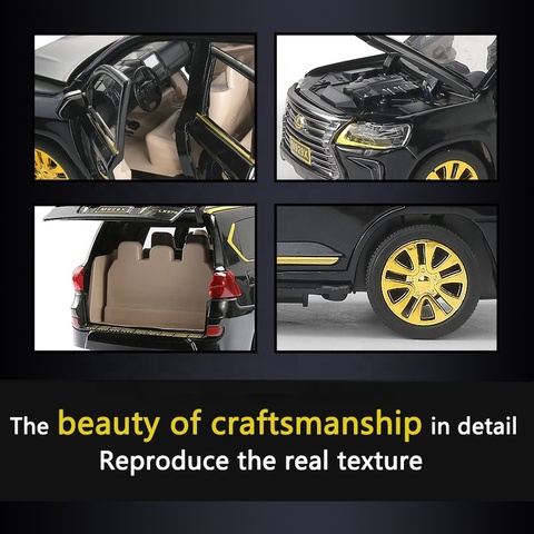 Buy Diecast Off Road Pull Back Light And Sound Suv Car Model 1:24 ...