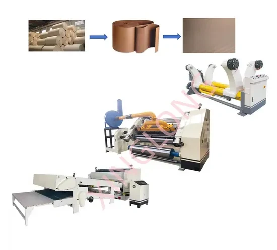 Buy Dw Single Faced 2 Ply Corrugated Paperboard Production Line Carton ...