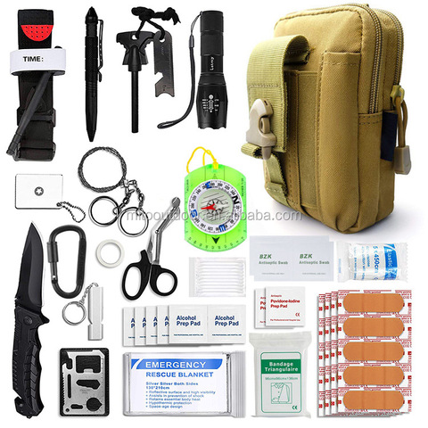 Buy Emergency Survival Kit With Multitools | 12-in-1 Outdoor Survivals ...