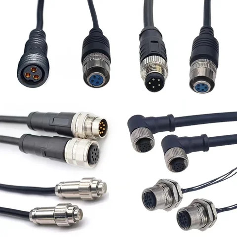 Buy Factory Waterproof M8 M12 2/3/4/5/6/8 Pin Male To Female Multi-core Cold Resistance And High ...