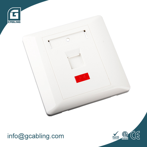 Buy Gcabling 2 Port Face Plate Modular Jack Face Plate Data Faceplate ...