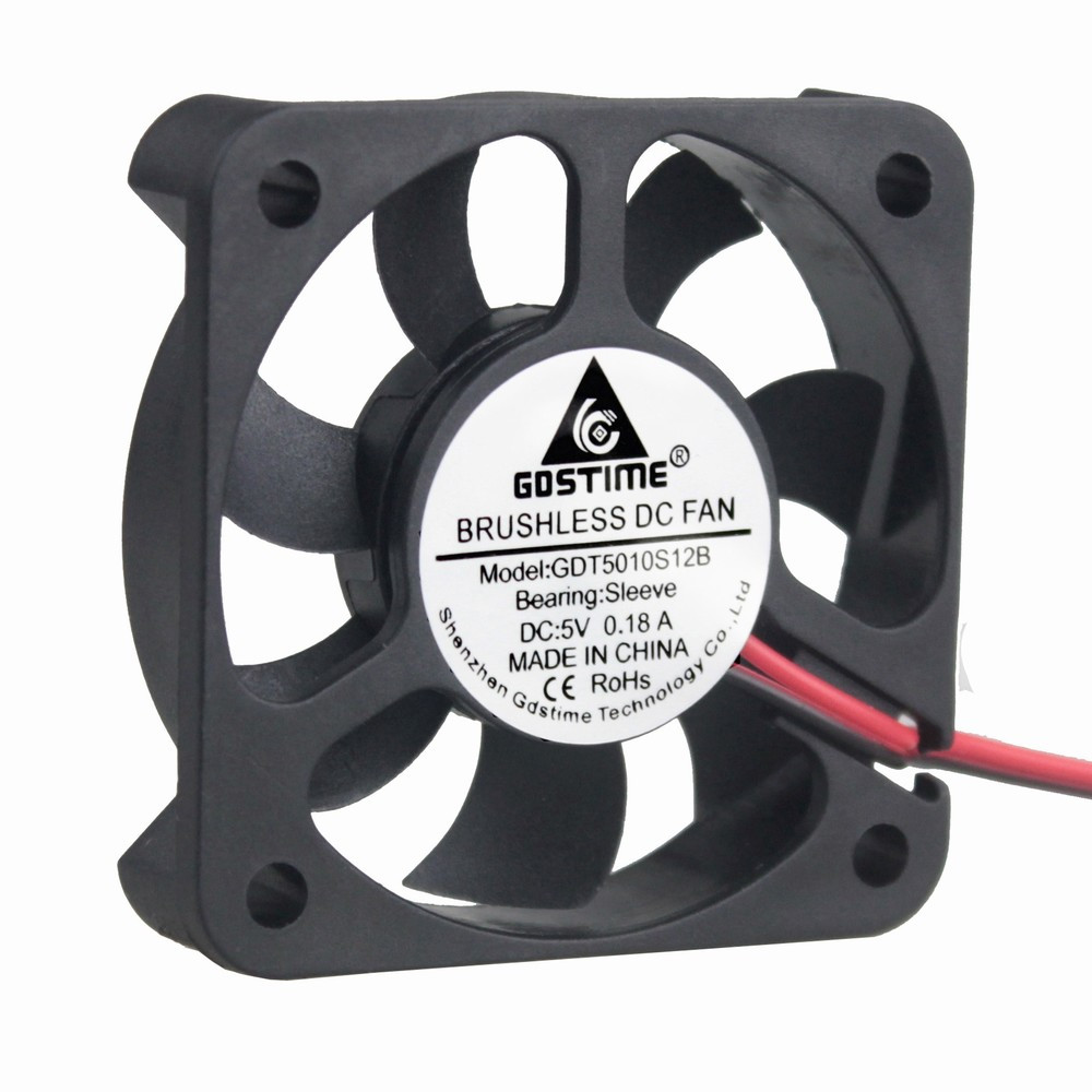 Buy Gdstime Gda5010 5v Dc Brushless Sleeve Bearing Fan 50x50x10mm 50mm ...
