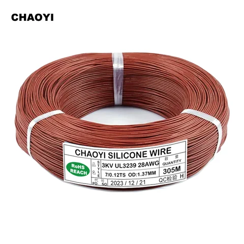 Buy High Quality 3kv 6kv 10kv 20kv Ul3239 Awm 24/22/20/18/16awg ...