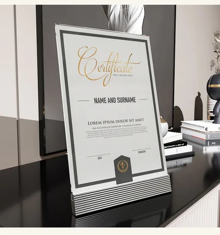 Buy High Quality A4 Document Picture Photo Certificate Frame Wall ...