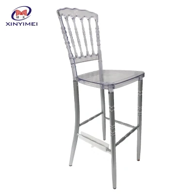 Buy High Quality Stacking Plastic Crystal Bar Stool Chiavari Napoloen ...