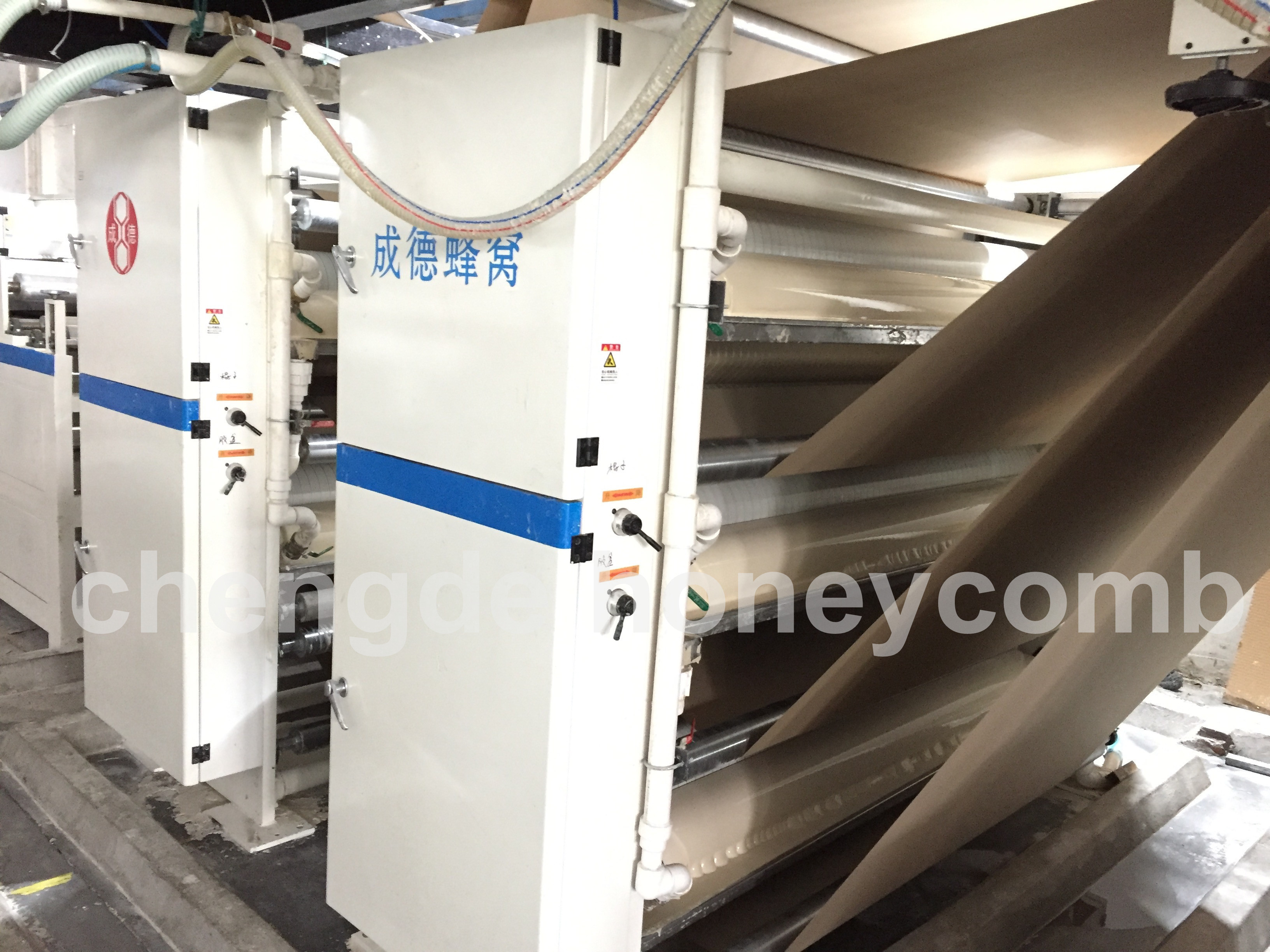 Buy High Speed Honeycomb Paper Product Making Machine from Wuxi Chengde Honeycomb Machinery ...