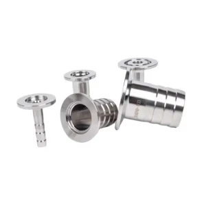 Buy Kf16 And Kf25 Vacuum Flange To Rubber Hose Barb Adapter Sanitary Stainless Steel 304 Iso-kf ...