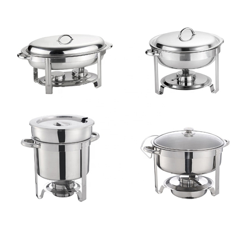 Buy Kitchen Hotel Equipment Round Chafing Dish Buffet Catering Round ...