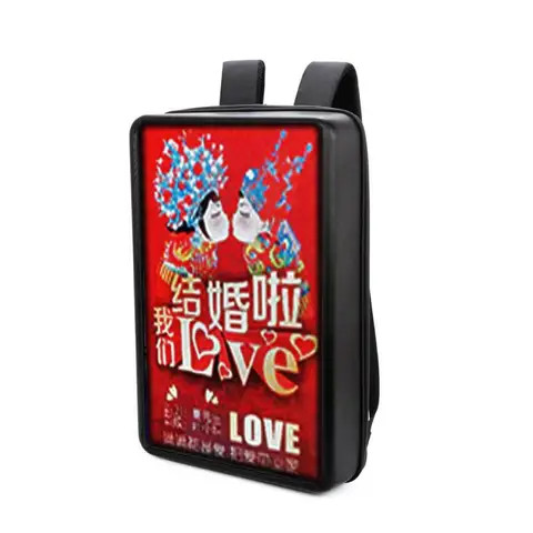 Buy Led Backpack Walker Billboard Walking Display Lcd Mobile Digital ...