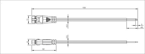 Buy Led Integrated Fluorescent Tube Bracket Diode Power Supply Plug ...
