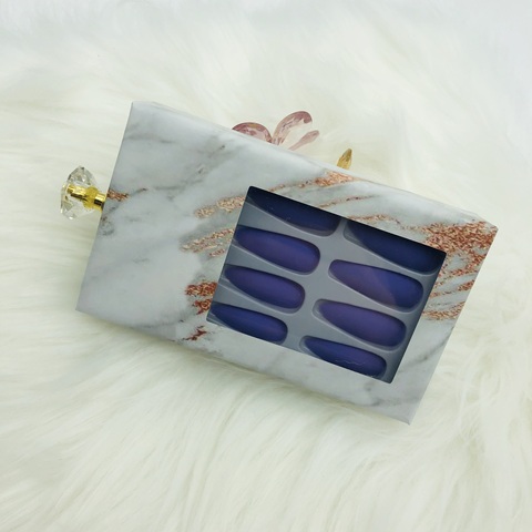 Buy Luxury Fake Nail Tip Boxes Kit Set Empty Package Custom Artificial ...