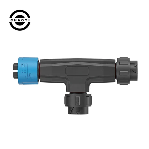 Buy M16 Automatic Lock T-shaped Male Female Plug-in Led Plug 2/3/4 Pin ...