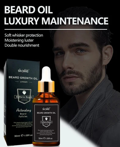 Buy Men Maintenance Beard Oil Nourishing Care Beard Growth Liquid Hair ...