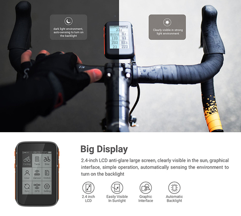 Buy Mini Gps Bike Computer Speedometer Wireless Odometer Waterproof ...