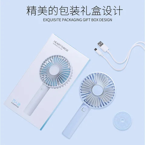 Buy Mini Handheld Electric Fan Usb Desktop Mini Fan 3 Steps Of Air ...