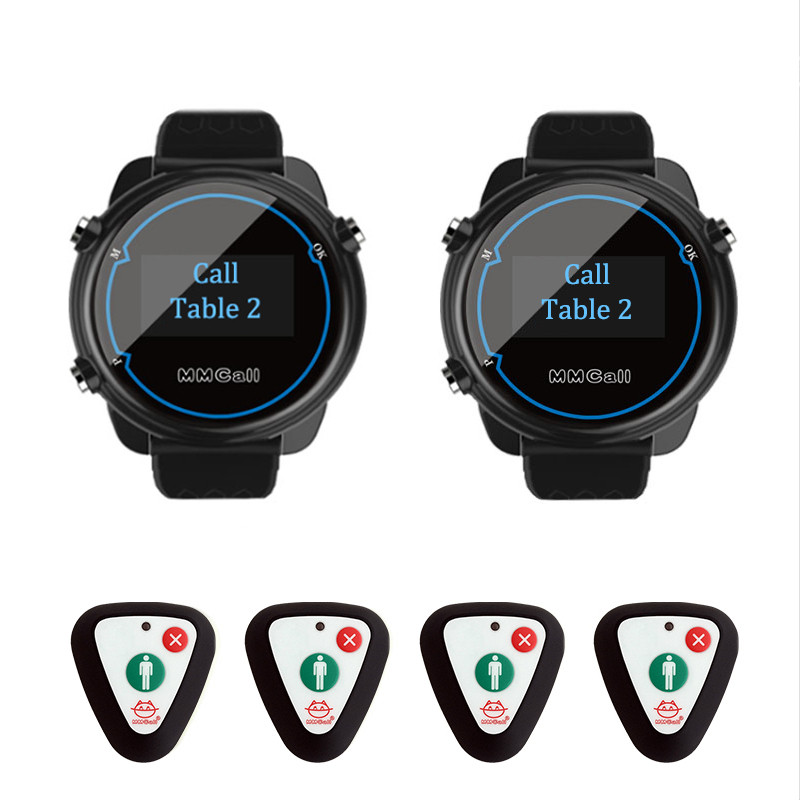 Buy Mmcall Wireless Table Call Bell Button Restaurant Pager System ...