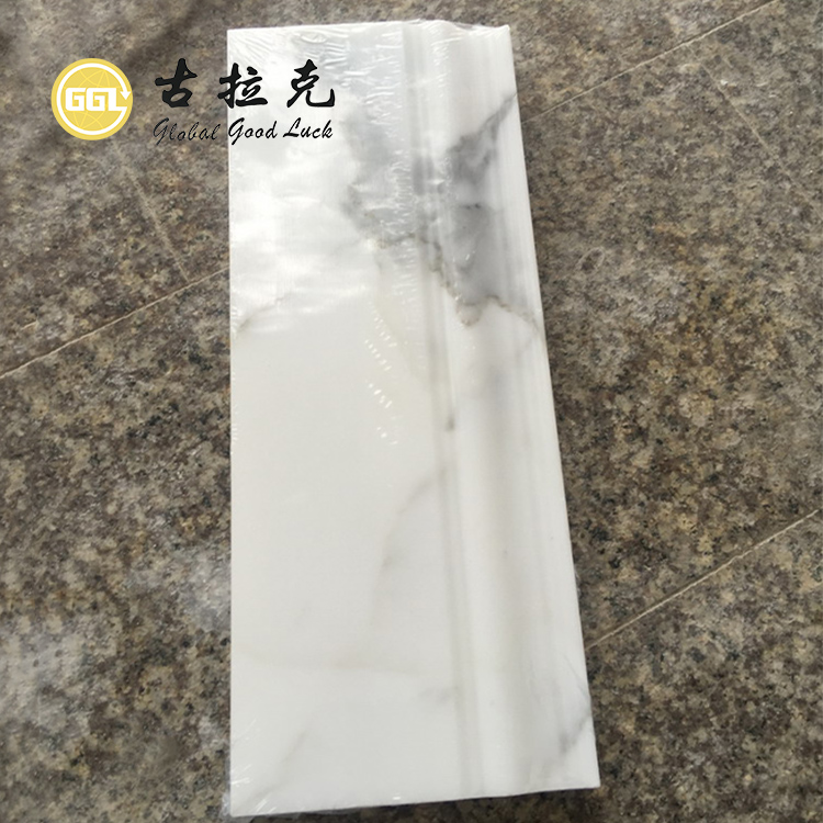 Buy Natural Marble 12 Skirting Baseboard Trim Molding Honed Kitchen ...