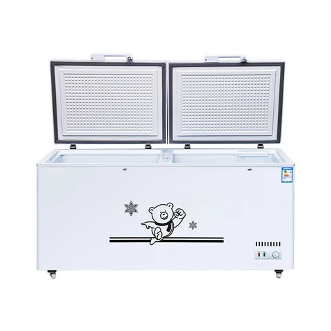 Buy New 1080l 2 Doors Single Temperature 220v Supermarket Frozen Meat ...