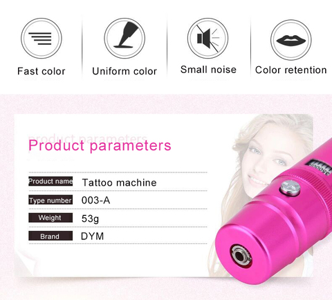 Buy New Design Rotating Wireless Digital Permanent Makeup Tattoo Kit ...