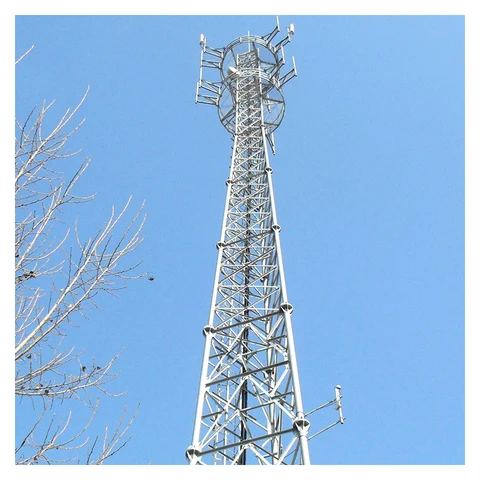 Buy New Design Steel Telecom Pole Communication Tower Mobile Phone ...