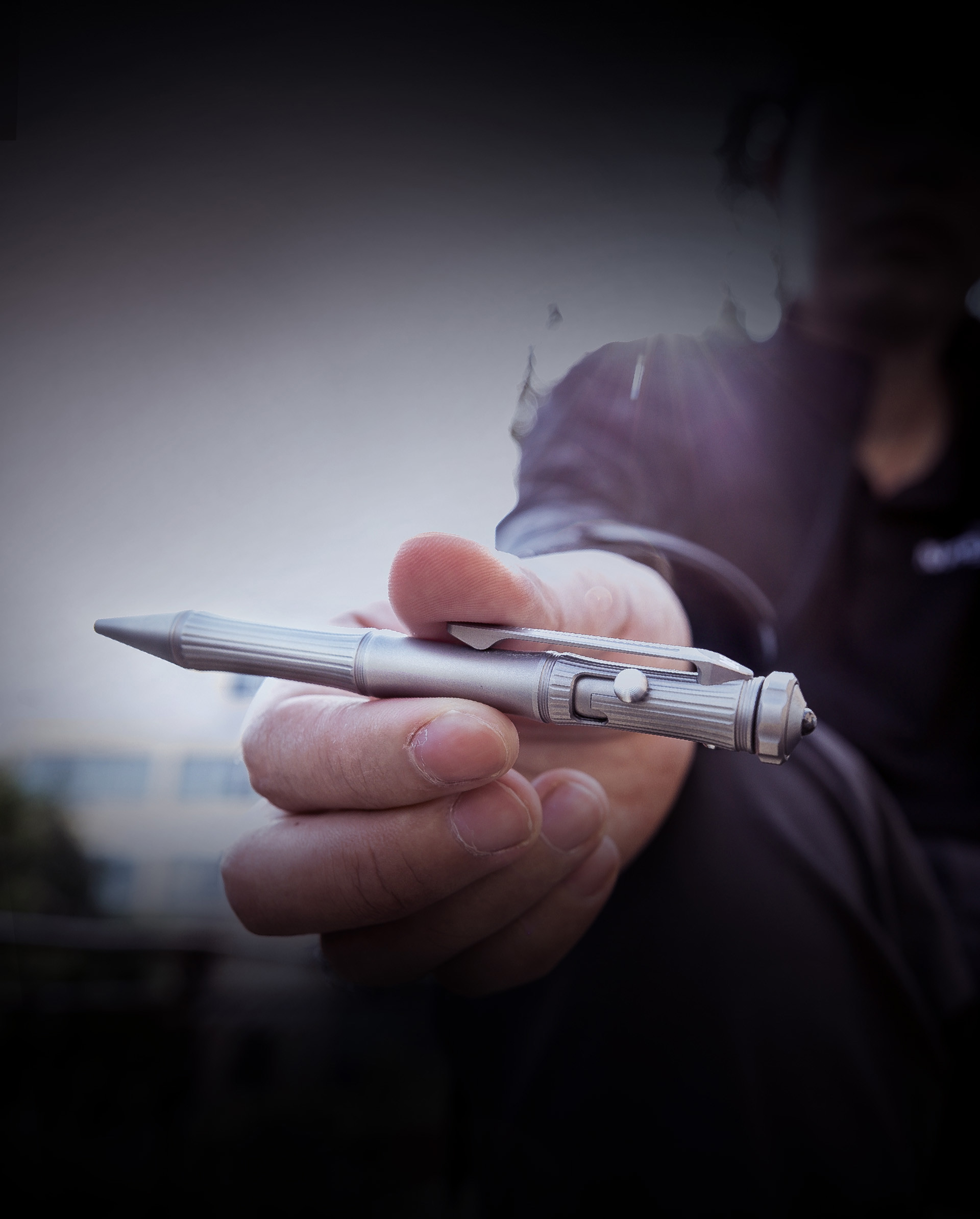 Buy Np10ti Safetypen Tactical Pen Titanium Gyro Pen Self-defense ...