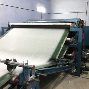 Buy Polyester Fiber Thermal Bonded Wadding Production Line Three Doff ...