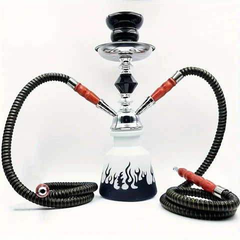 Buy Premium Arabic Double Hose Smoking Hookah Portable Acrylic Shisha ...