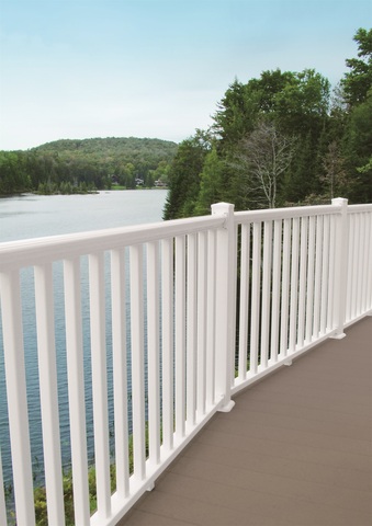 Buy Pvc Porch Vinyl Railing 6wx3h House Garden Railing from Shanghai ...