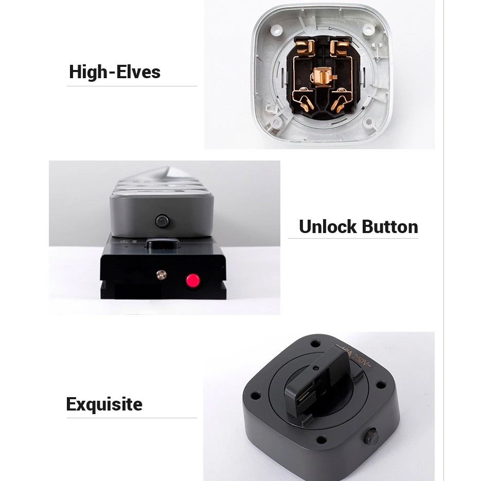 Buy Revolving Embedded Outlet Plug Track Rail Hidden Kitchen Socket And ...