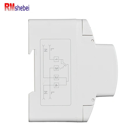 Buy Rmshebei Single-phase 4p Liquid Crystal Meter Multi-function Lcd ...