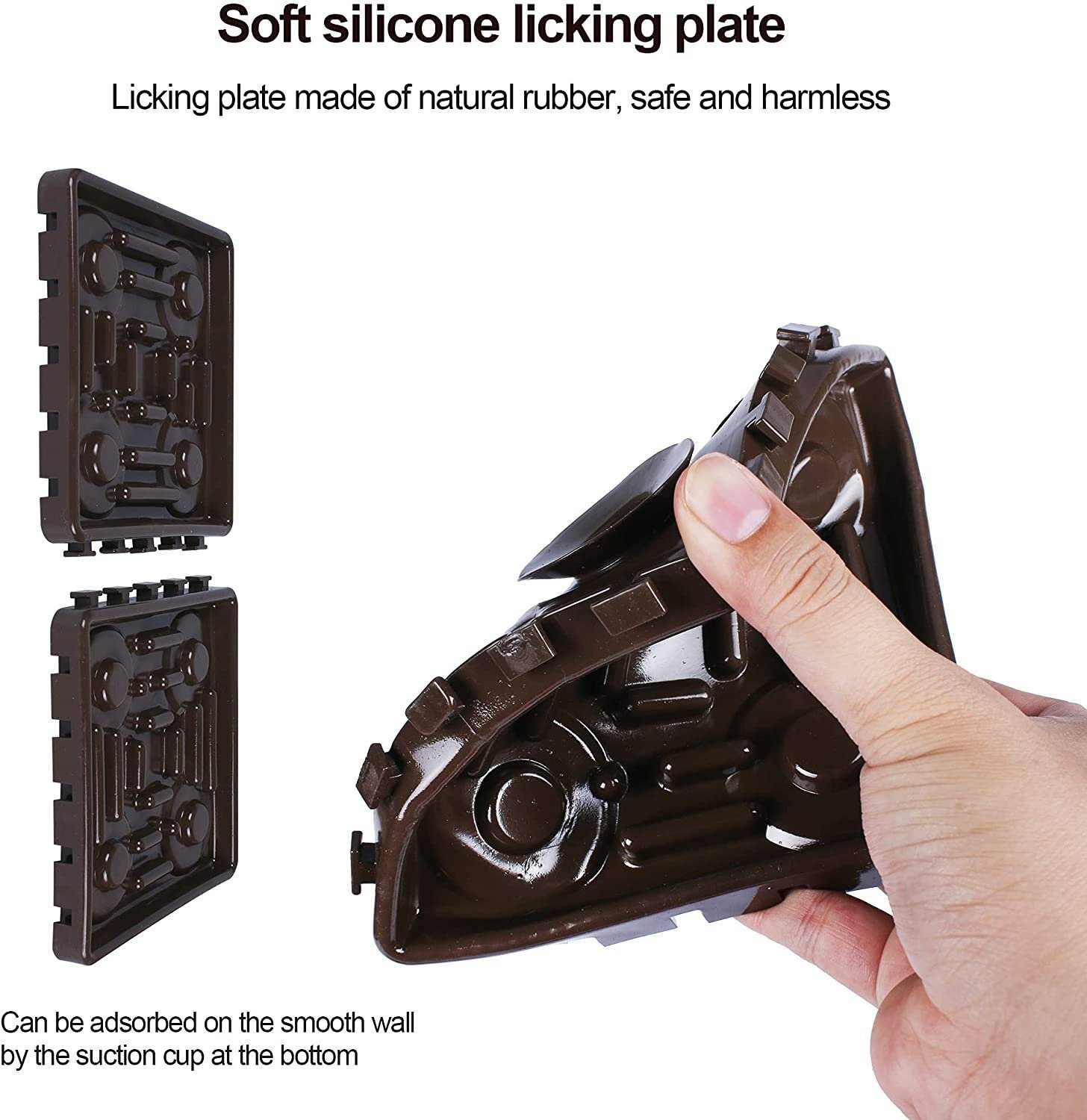 Buy Silicone Lick Plate Combination Set Slow Food Bowl Slow Feeder Mat ...