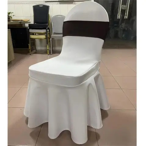 Buy Spandex Wedding Chair Cover With Bow For Outdoorand Indoor Hotel ...