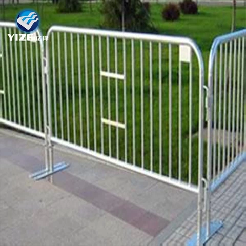 Buy Temporary Fence With Very Firm Base/powder Coated Pedestrian ...