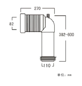 Buy Toilet Bowl Connector Tube,shower Pipe Connector,pvc Connection ...