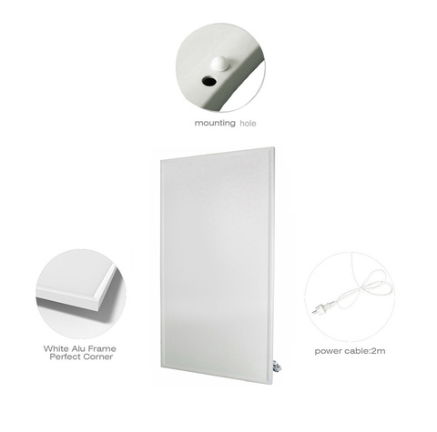 Buy White Infrared Panel Heater Ir Electrical Heater Panel 290w, 350w ...