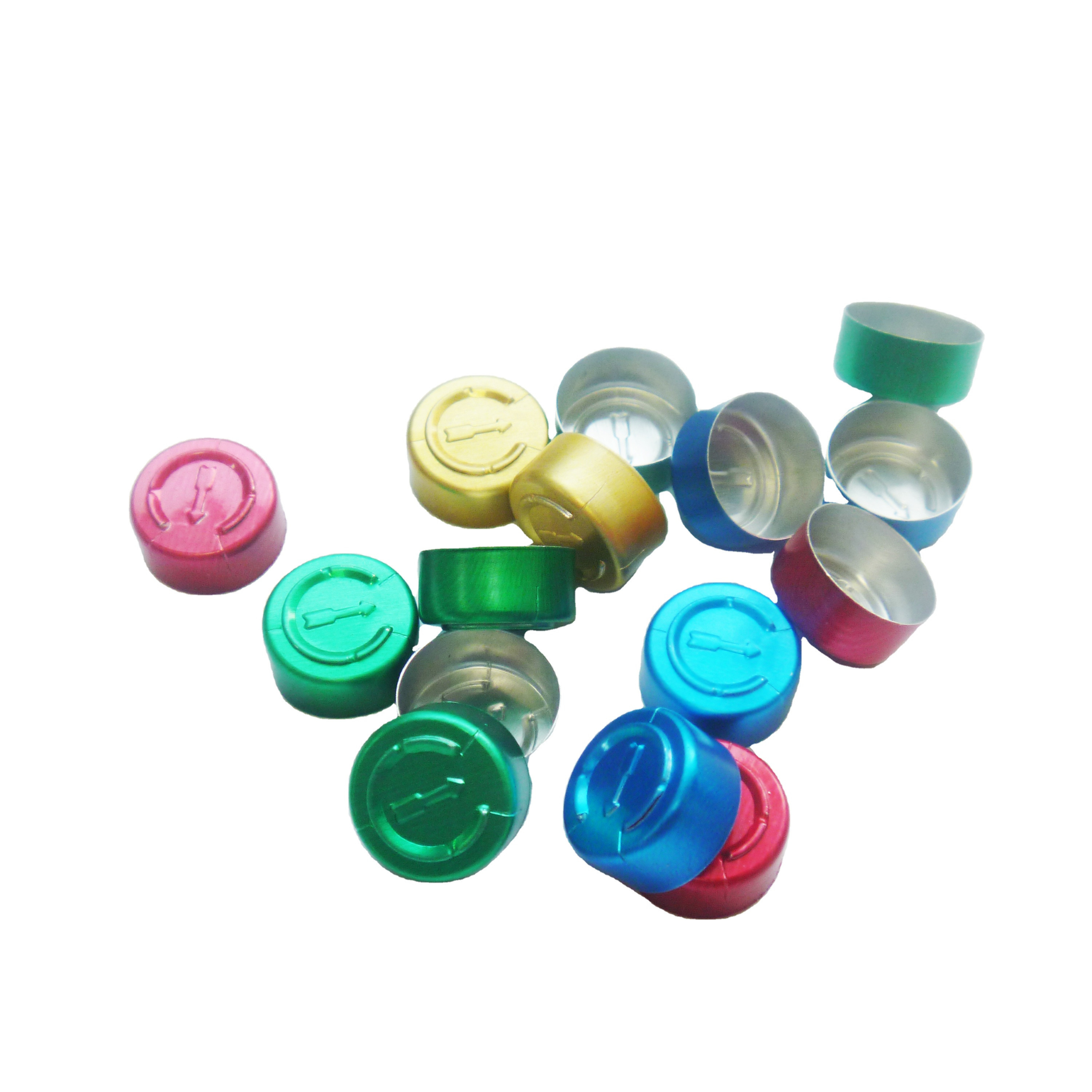 Buy Wholesale 28mm Colored Medication Flip Top Aluminum Cap from ...