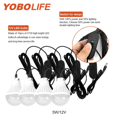 Buy Yobolife Solar Home System With Radio Multifunction Solar Lighting System Rechargeable Power ...