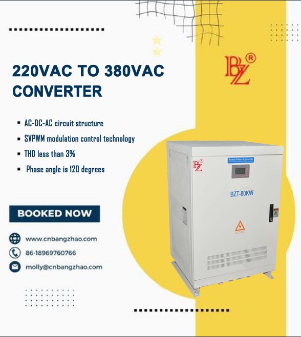 Buy 110-460v Single Phase To 3 Phase 220v-480v Ac Voltage Converter ...