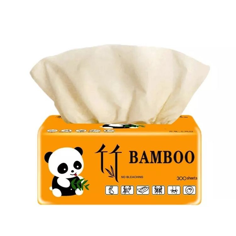 Buy Bamboo Facial Tissue 8”x8" from Shangrao Yiningdai Paper Products ...