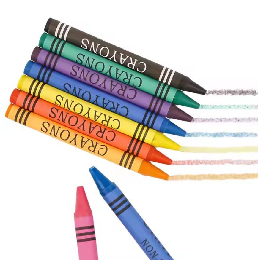 Buy Wholesale Colorful Wax Crayons Art Drawing 12 Colors from CHIZHOU ...
