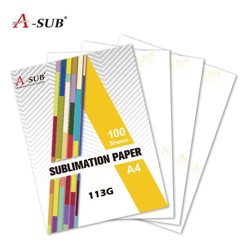 Buy 113g A4 Heat Sublimation Heat Transfer Paper Paper For Any Inkjet ...