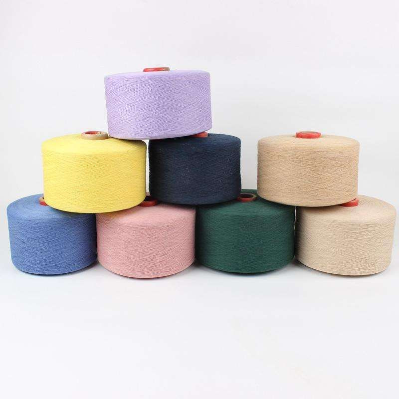 Buy Good Price New Product 2023 Recycled 40s Spun Polyester Yarn ...